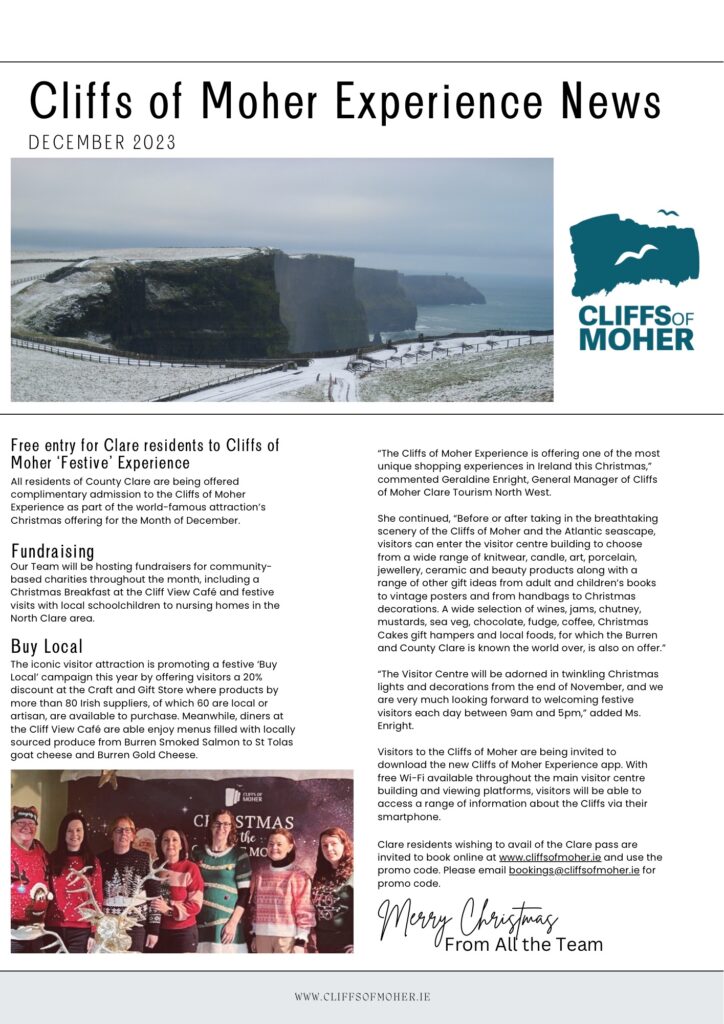 Cliffs of Moher Experience News | Cliffs of Moher Tourist Attraction in ...